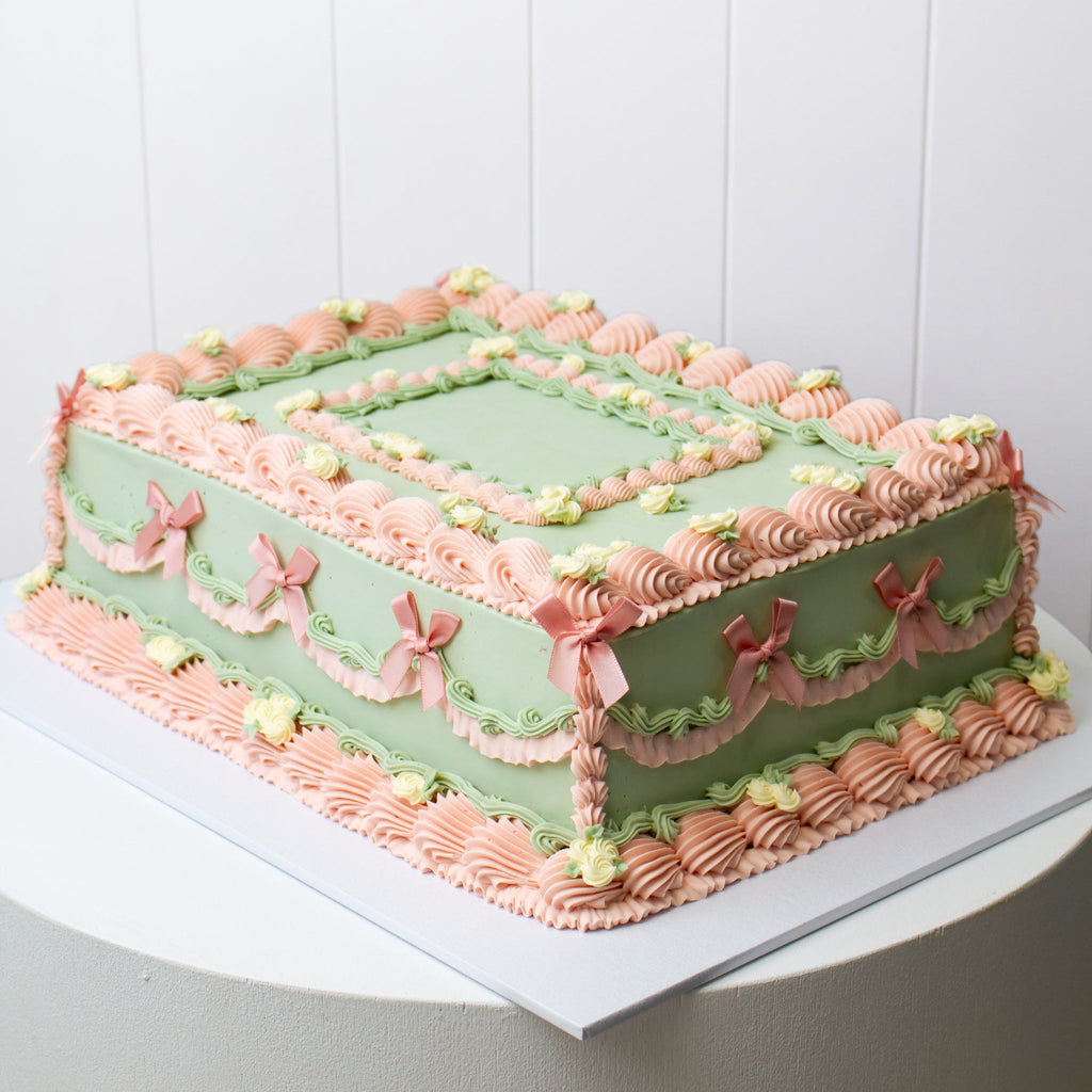 Vintage Sheet Cake Ideas